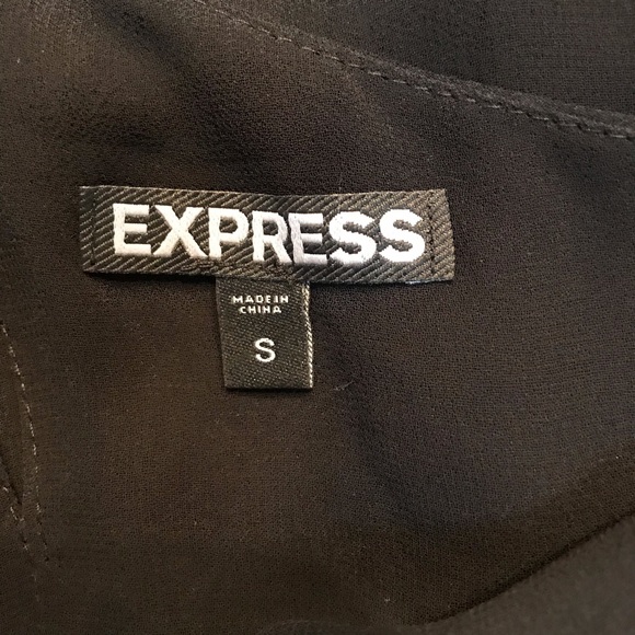 Express | Tops | Express Sexy Tiered Black Beaded Top | Poshmark